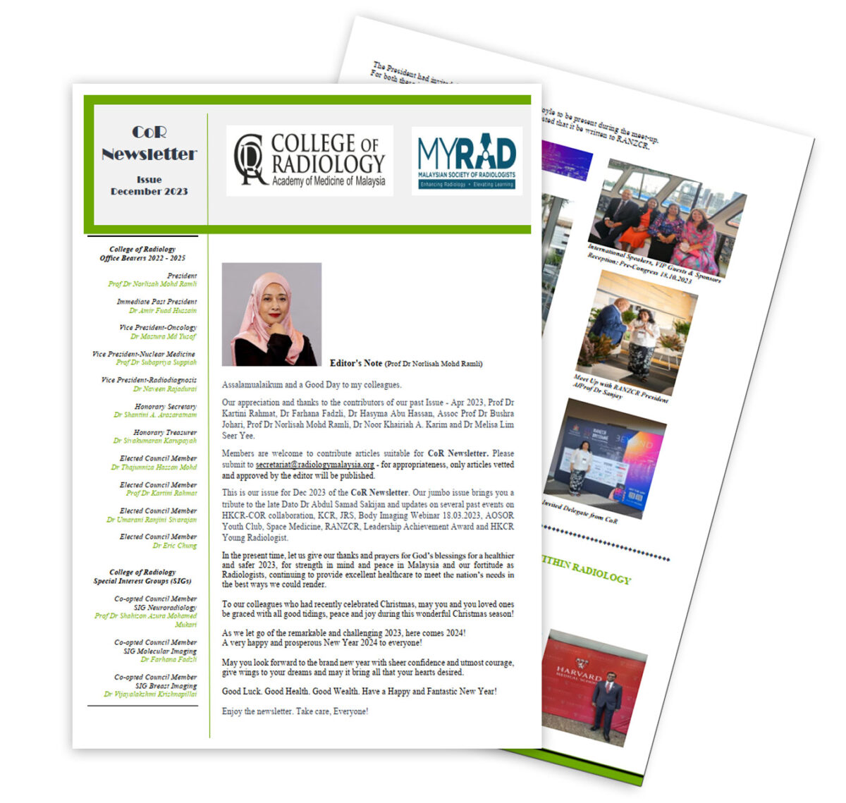 COR Newsletter Issue December 2023 – College Of Radiology